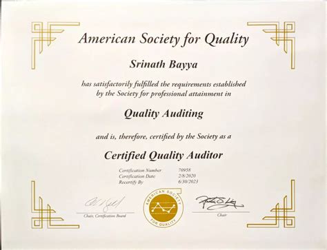 Asq Certified Quality Auditor Ppt