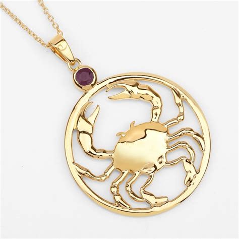 Cancer Zodiac Sign Necklace 60 Photos