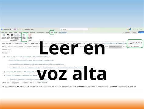 lector de textos con voz gratuito con word microsoft