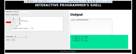 Summer Of Code 2015 Interactive JS Shell Sugar Labs