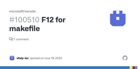 F For Makefile Issue Microsoft Vscode GitHub