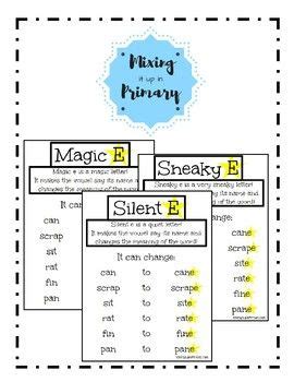 Silent E Anchor Chart | Anchor charts, Chart, Silent e
