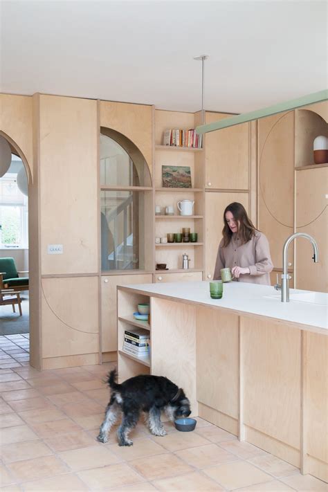 Nimtim Architects Updates London House With Plywood Partitions