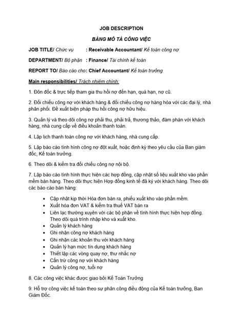 Ban Mo Ta Cong Viec Ke Toan Cong No Khach San Pdf