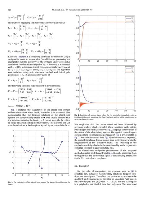 Robust Control Of Uncertain Switched Systems Pdf Computer Software And Applications Computing