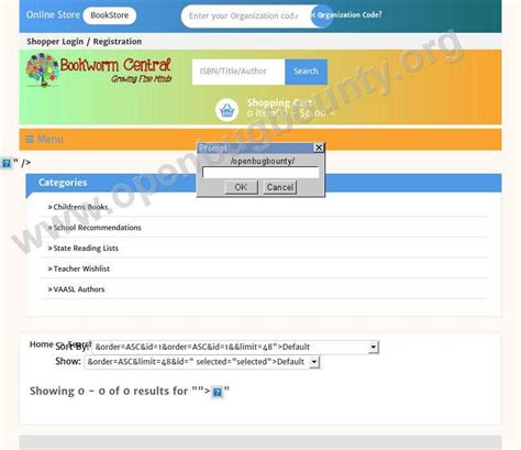 Cross Site Scripting Vulnerability Obb 726427 Open Bug Bounty