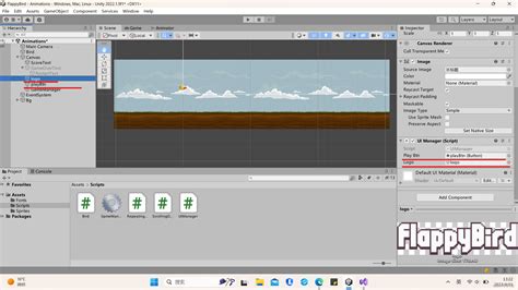 Unity3d制作2d游戏飞翔的小鸟（flappybirdunity 小鸟 Csdn博客