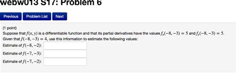 Solved Suppose That Fc Y Is A Differentiable Function And