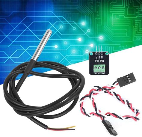 Ds18b20 Temperature Sensor Module Kit Waterproof Electronic Temperature