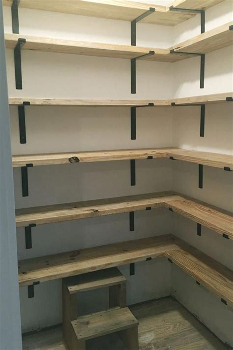 Pantry Shelving Floating Pantry Shelves At Benjamin Hutchison Blog