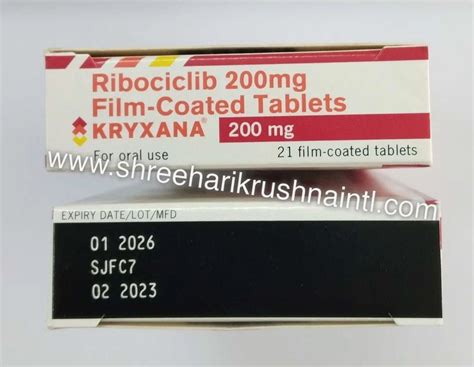 Kisqali Ribociclib 200mg Tablet At ₹ 19500 Box Ribociclib Tablet In