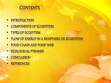 Ecosystem Ppt