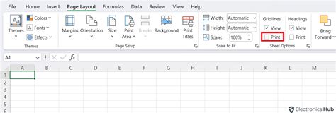 How To Remove Gridlines In Excel