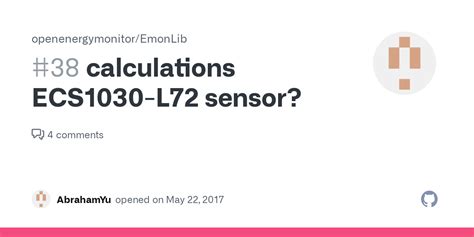 calculations ecs1030 l72 sensor · issue 38 · openenergymonitor