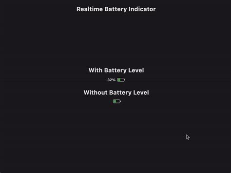 Github Mantreshkhurana Realtime Battery Indicator A Realtime Battery Indicator For Flutter