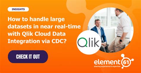 how to handle large datasets in near real time with qlik cloud data