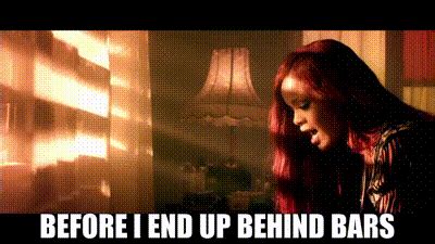 YARN | Before I end up behind bars | Rihanna - Man Down | Video clips ...