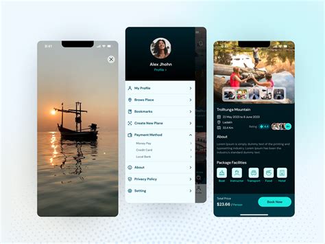 Travel App Ui Design On Behance