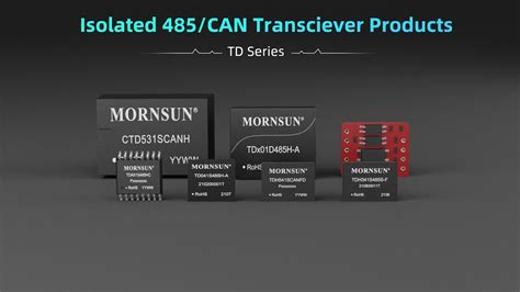 Mornsun Rs485 Can Transceivers For Singal Conversion And Isolation Unit Youtube