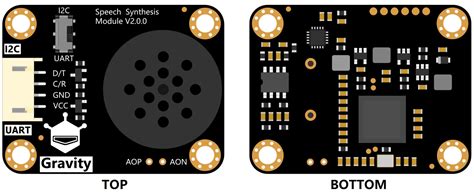 Gravity Speech Synthesis Tts Voice Speaker Board For Text Reading
