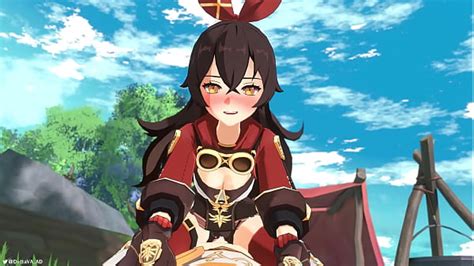 Outride Her Genshin Impact Amber X Aether Animation Xxx Mobile Porno Videos Movies