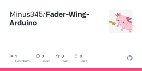 Github Minus345 Fader Wing Arduino