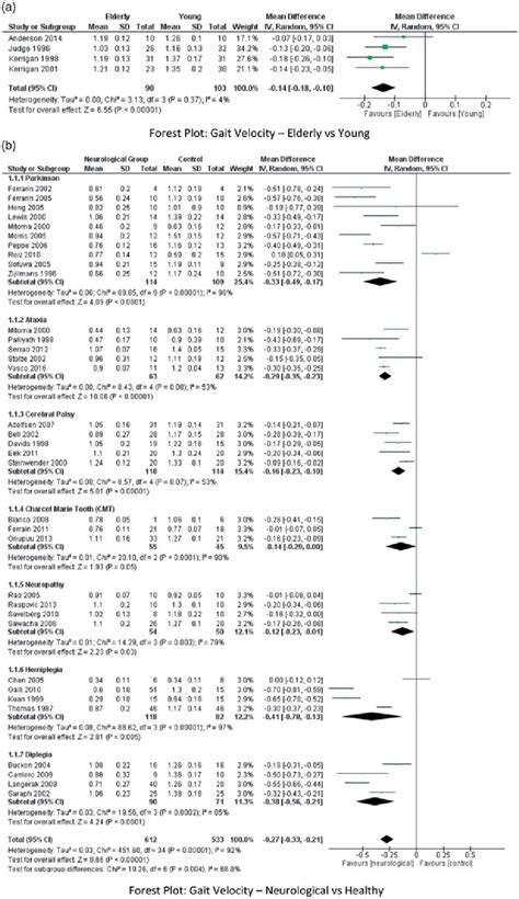 A Meta Analysis Report For Gait Velocity Comparing Elderly With Young
