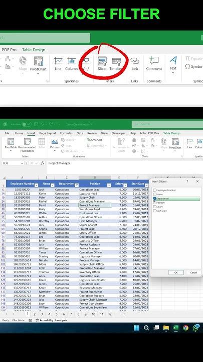 Add Slicers In Seconds Excel Tips Shortstutorial Exceltips Youtube