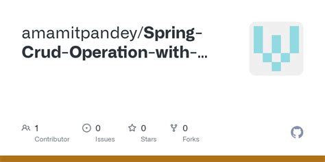 Github Amamitpandeyspring Crud Operation With Mysql