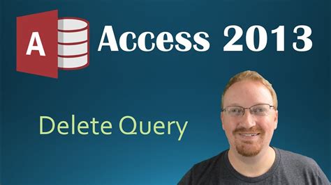 17 Delete Query Programming In Microsoft Access 2013 🎓 Youtube