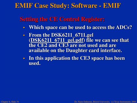 Ppt Chapter 8 External Memory Interface Emif Powerpoint