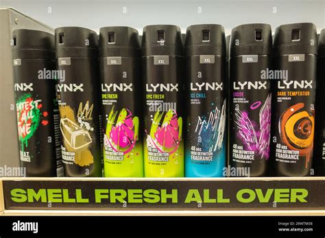 Surrey September 13th 2023 Range Of Lynx Deodorant On Display On