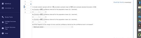 solved check my work 1 ﻿remaining a simple random sample