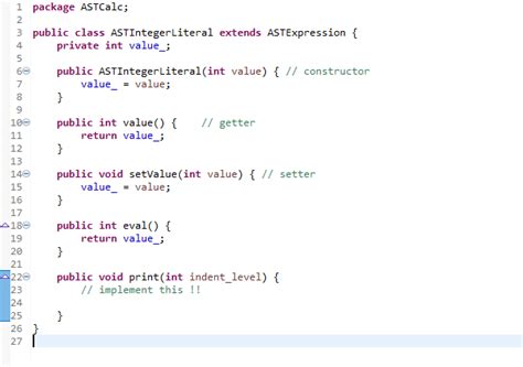 Solved Implement Public Void Print Int Indent Level Chegg