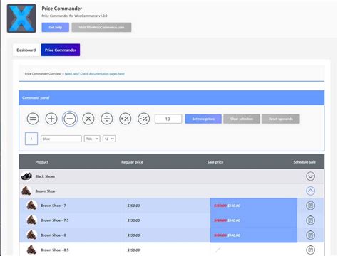 Price Commander For Woocommerce Lets You Easily Manage Prices Wp Solver
