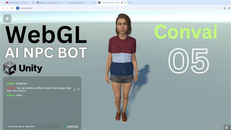 Ai Npcs Bot For Webgl Unity Using Convai Nested Mango Youtube