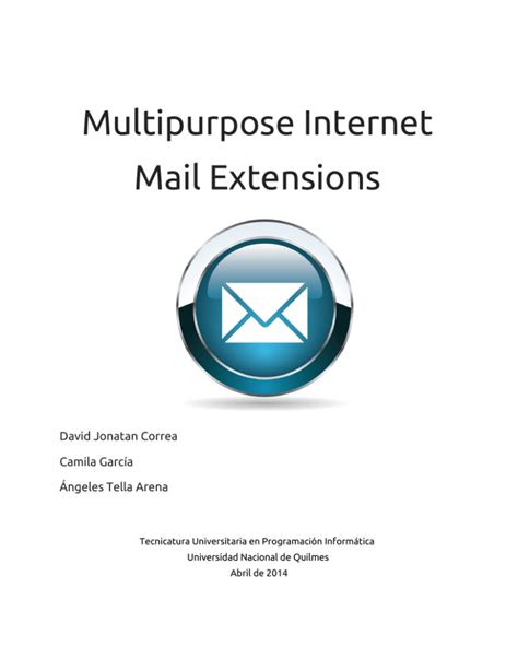 Multipurpose Internet Mail Extensions