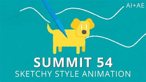 Summit 54 Sketchy Style Animation After Effects Motion Graphics
