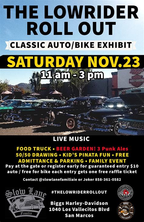 The Lowrider Annual Roll Out Rally Event