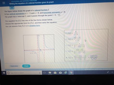 Solved POLYNOMIAL AND RATIONAL FUNCTIONS Writing The Chegg
