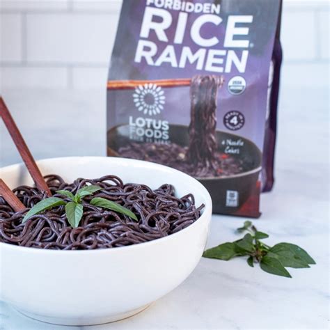 Lotus Foods Organic Forbidden Rice Ramen 10oz Terra Powders