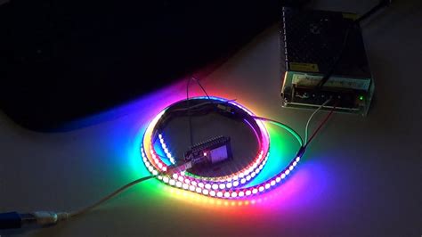 Esp32 Fastled Ws2812 Ledstrip Tutorial Youtube
