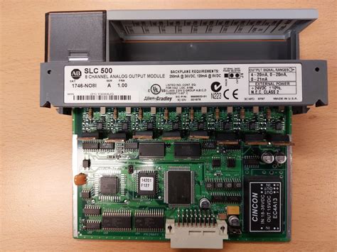 1746 no81 allen bradley digital output module 8 point relay