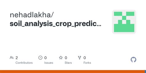 GitHub Nehadlakha Soil Analysis Crop Prediction