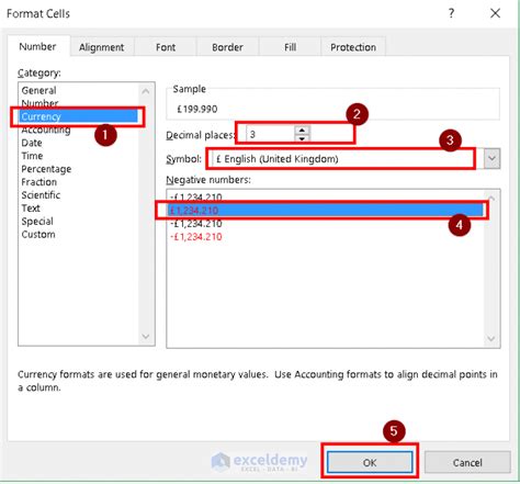 how to add currency symbol in excel 6 ways exceldemy