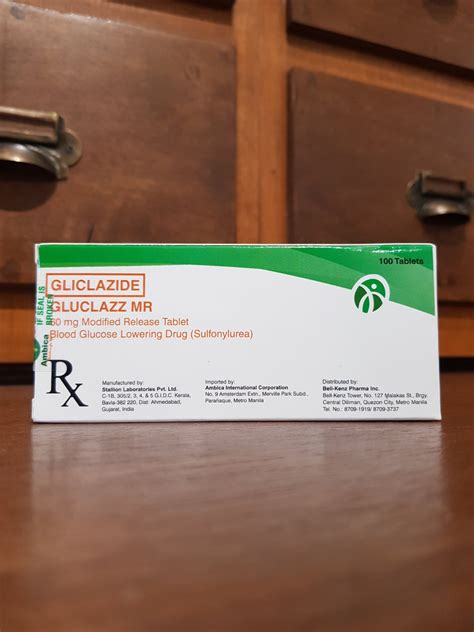 Gliclazide Gluclazz Mr 60mg Modified Release Tablet Meds For All