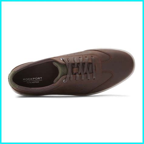 Rockport Tm Court T Toe Tan Men Shoes Shopee Philippines