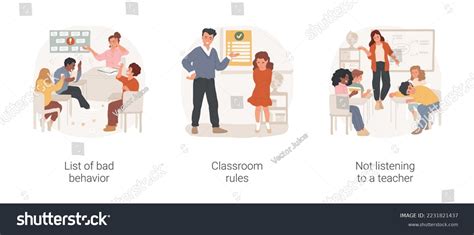 Classroom Discipline Isolated Cartoon Vector Illustration Stock Vector Royalty Free 2231821437
