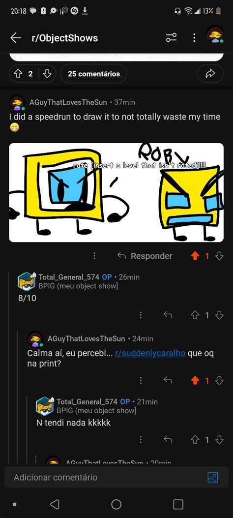 Lá No Robjectshows Rsuddenlycaralho