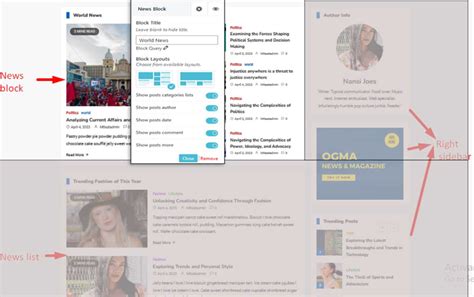 How To Configure News Block Settings Ogma Docs